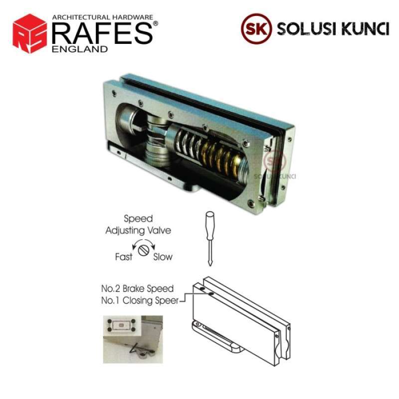 Promo Patch Fitting Engsel Pintu Kaca Hidrolik Rafes 80kg Diskon 23% Di ...