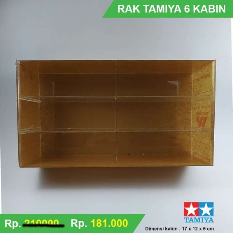 Promo Rak Display Tamiya Isi 6 Rak Mainan Diskon 23% di Seller Qairina ...