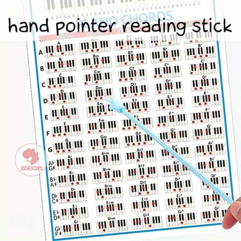 Promo Zoetoys Hand Pointer Reading Stick | Tongkat Penunjuk Papan White ...