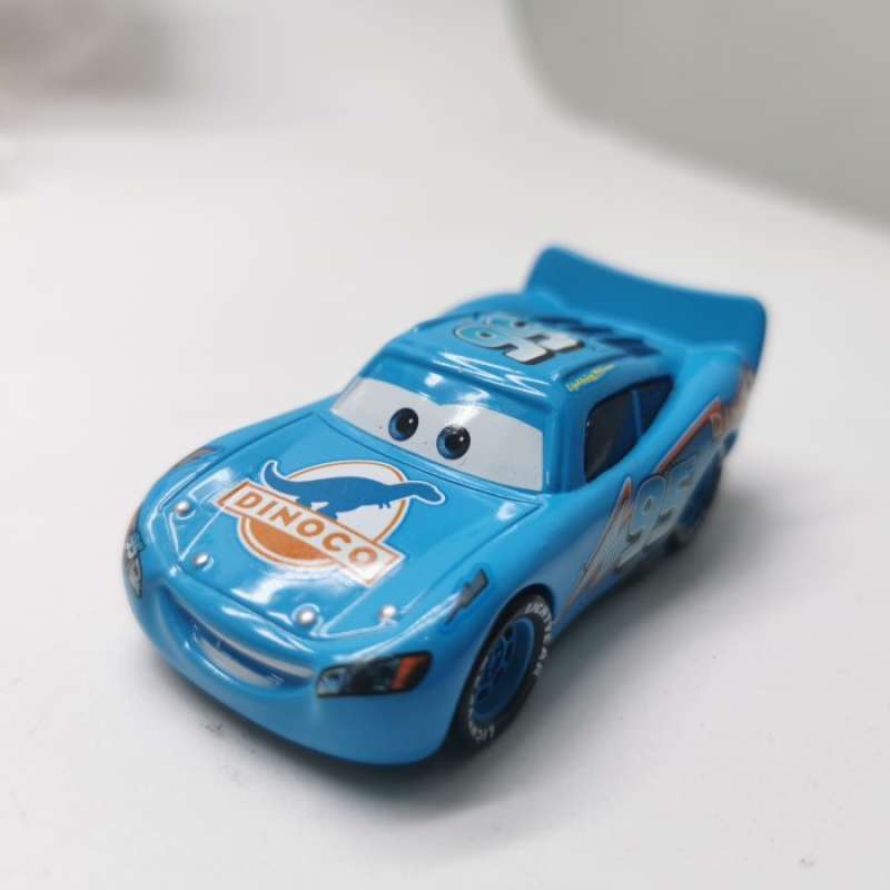 Promo CARS Mattel Disney Pixar dinoco BLUE LIGHTNING McQueen #95 Diskon ...