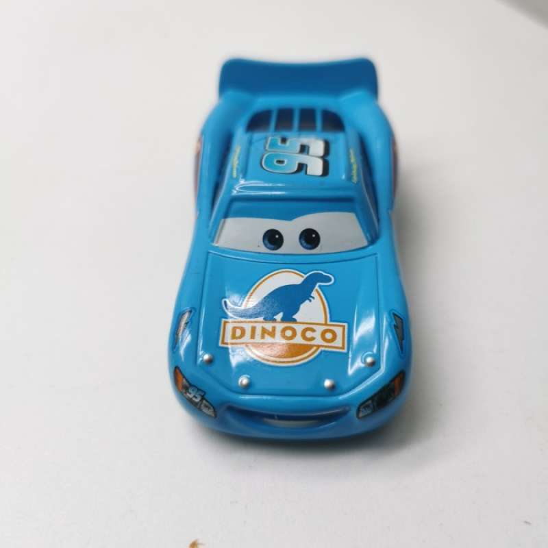 Promo CARS Mattel Disney Pixar dinoco BLUE LIGHTNING McQueen #95 Diskon ...