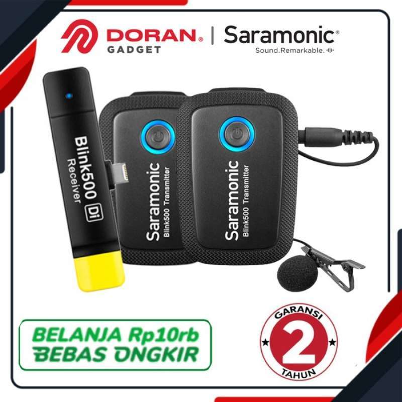 Promo Saramonic Blink 500 B4 2 Person Wireless Omni Lavalier Microphone