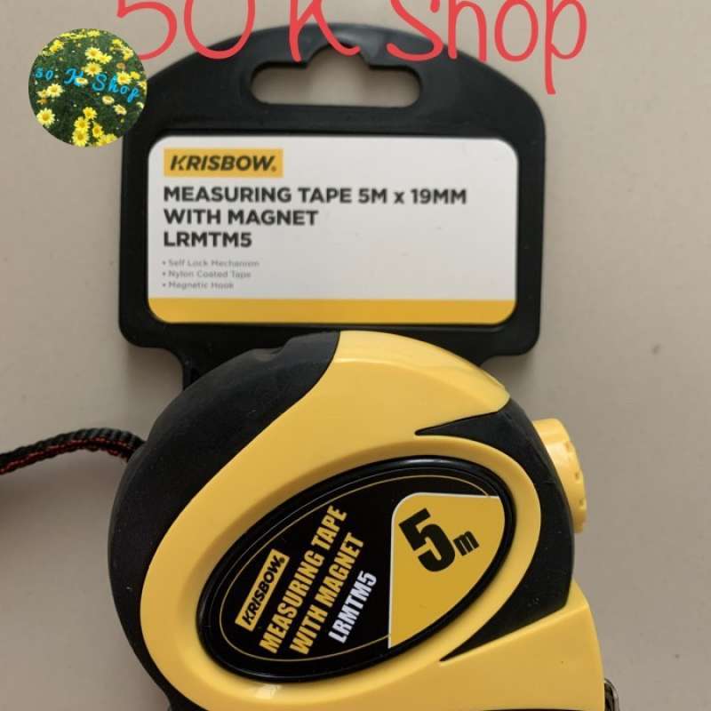 Promo Meteran / Measuring Tape 5 m with Magnet merk Krisbow Diskon 23% ...