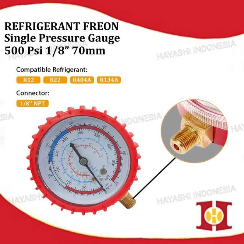 Promo Meteran Manifold Manometer Freon R22 R32 R134A R410A Pressure ...