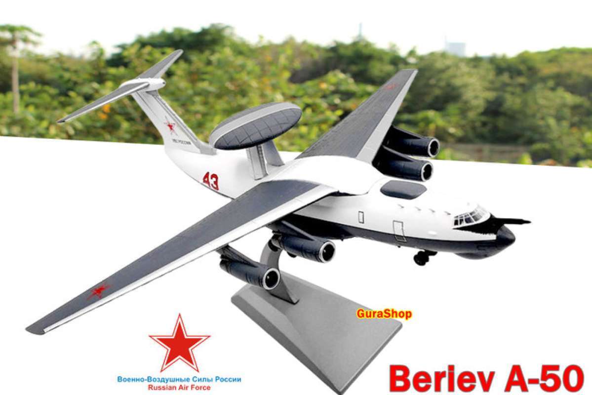 Promo Beriev A-50 Mainstay Russian AWACS 1/200 Ilyushin Il-76 Pesawat ...