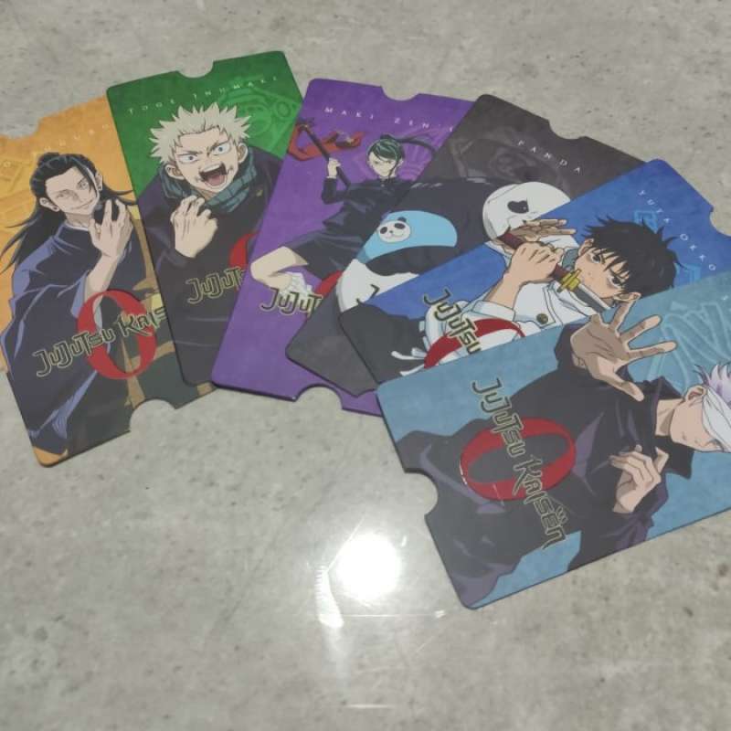 Promo collectible ticket jujutsu kaisen jjk 1 set Diskon 23% di Seller ...