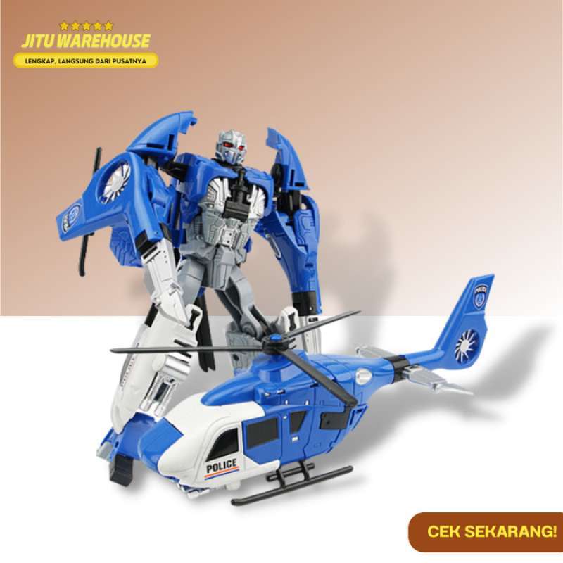 Promo Mainan Anak Mobil Action Figure Transformer Deformation Robot ...