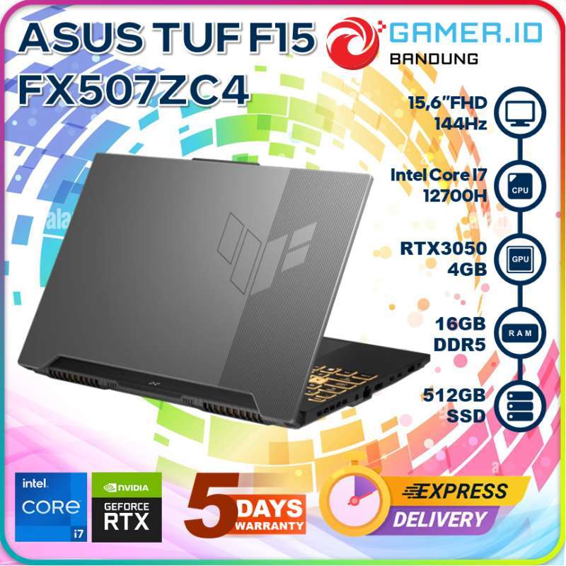 Jual Asus Tuf F15 Fx507zc4 I7 12700h Rtx3050 16gb 512gb 15.6fhd Mecha ...