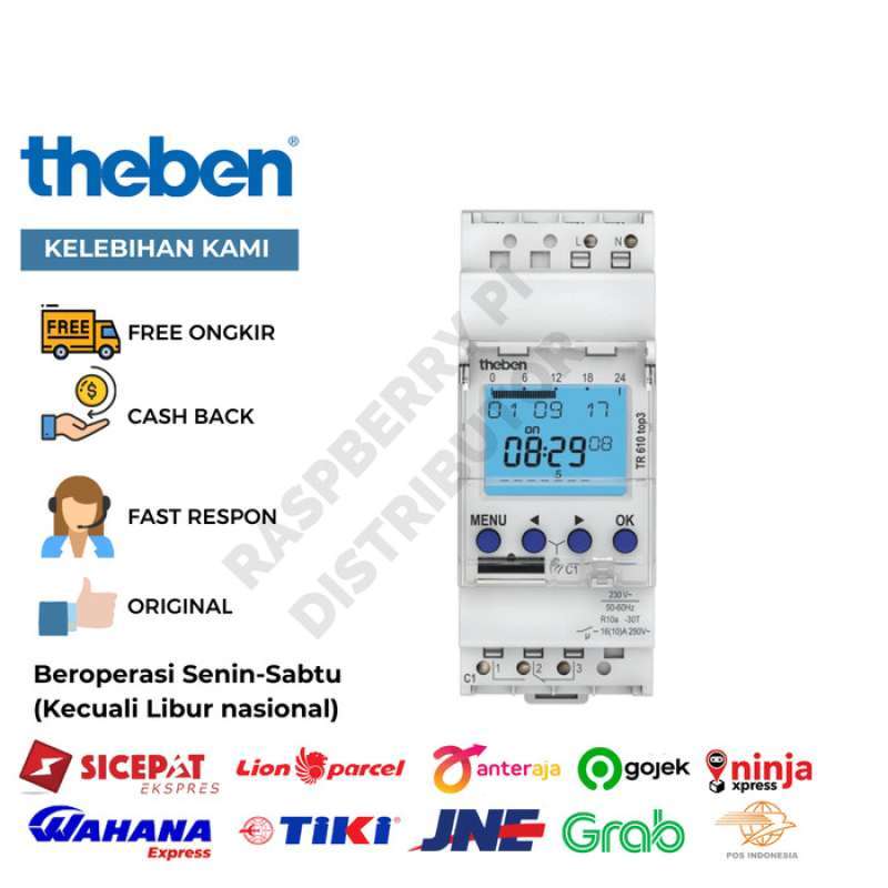 Promo TIMER THEBEN TR610 TOP3 DIGITAL SAKLAR WAKTU ORIGINAL Diskon 33% ...