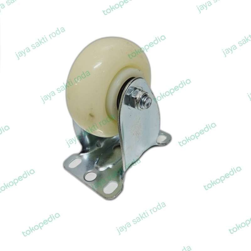 Promo Roda nilon 3 inch medium duty ball bearing type mati beban 110 kg ...