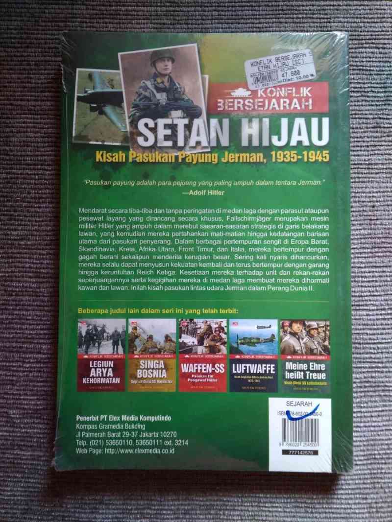 Jual Konflik Bersejarah Setan Hijau - Kisah Pasukan Payung Jerman 1935 ...