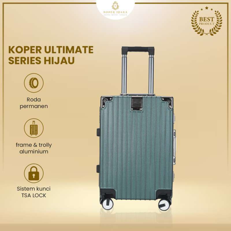 Promo Koper 20 Inch 24 Inch 28 Inch Ultimate Series Warna Hijau TSA ...