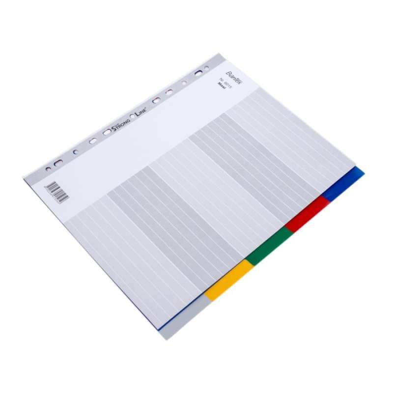 Jual Bantex Maxi Divider Index PP/Pembatas Binder/Penyekat Ordner - A4 ...