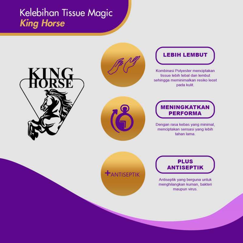 Jual Tisue Magic King Horse 1 Dus Di Seller King Horse - Kebon Jeruk ...