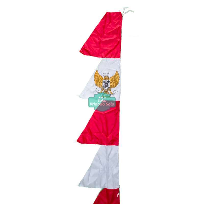 Jual Bendera Umbul Umbul Merah Putih Segitiga Garuda 270cm - 1 Buah di Seller Toko Widodo ATK ...