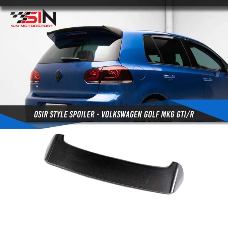 Promo Spoiler VW Golf MK6 TSI GTI / Wing VW Golf Carbon OSIR Style ...