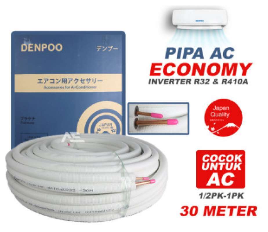 Promo Pipa AC Tebal Platinum Economy 1 Roll 30 Meter Diskon 23% di ...