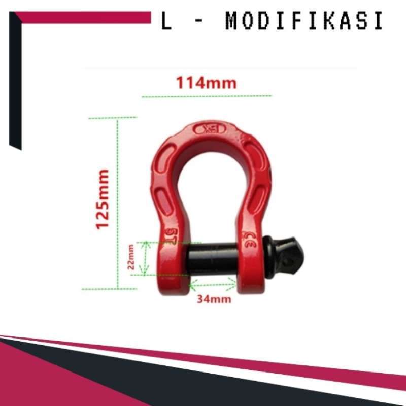 Promo Shackle 3/4 Heavy Duty Kapasitas 5 Ton Baru Diskon 33% Di Seller ...