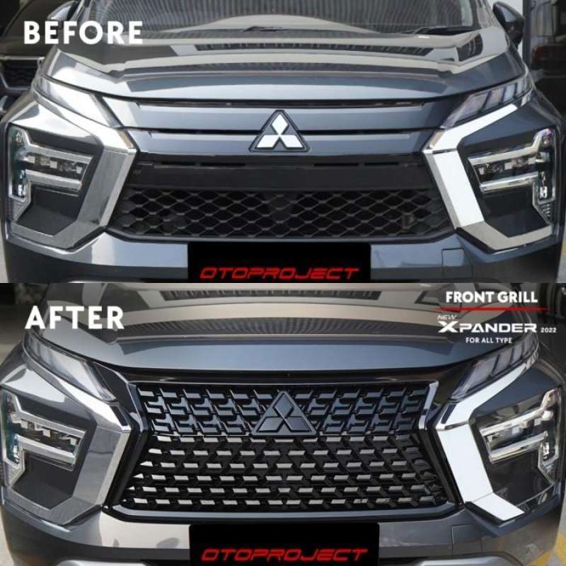 Jual Front Grill Mitsubishi New Xpander 2022 V2 Otoproject - PAKET ...