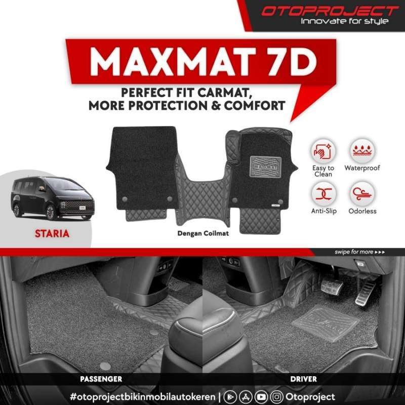 Promo Karpet Maxmat 7d Hyundai Staria 2021 Up 7 Seater - Diamond Beige ...