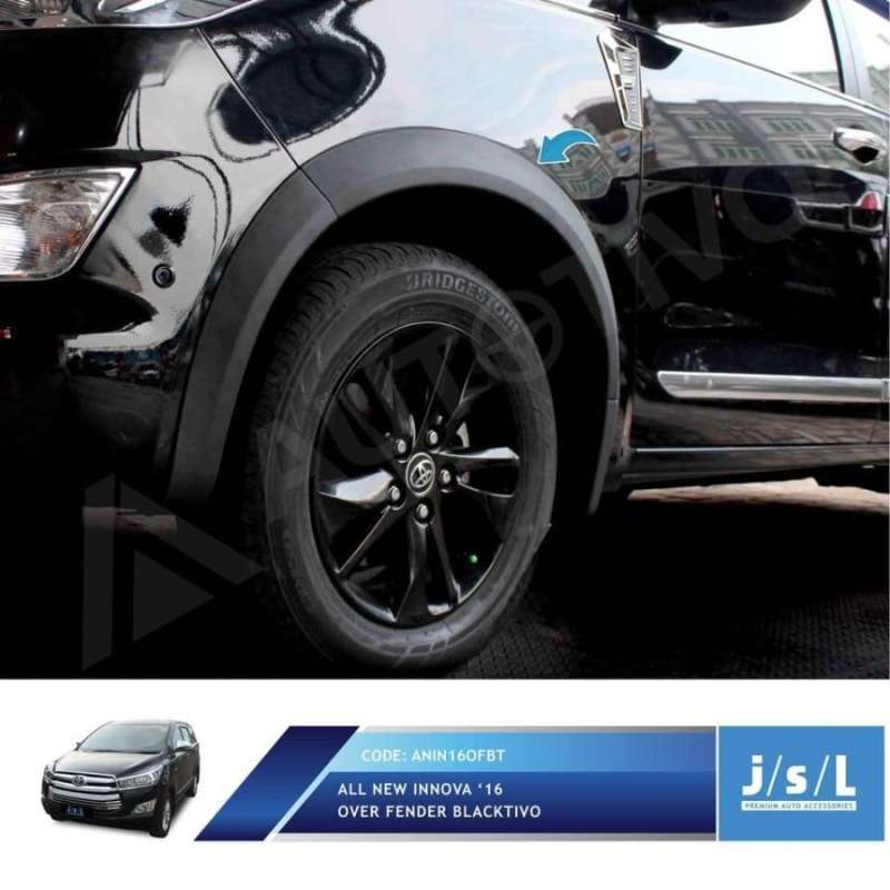Jual Over Fender Samping Innova Reborn Model Activo Blacktivo JSL di ...