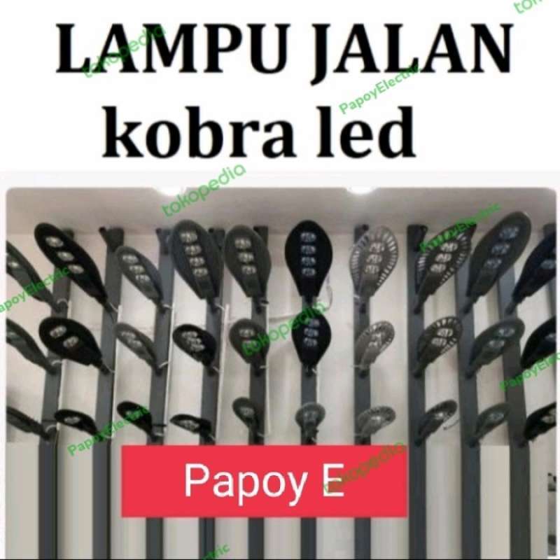 Promo Lampu Jalan Pju Led 50w Cobra 50watt Kobra Cob Lensa 50 W Murah