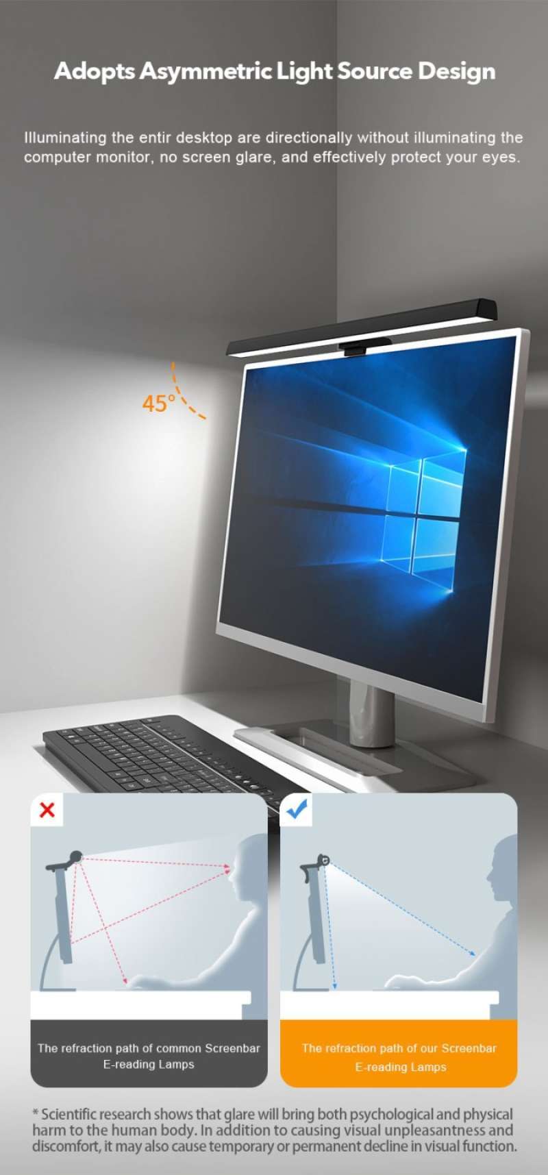 Promo Screen Bar Monitor Light LED Lampu Meja Kerja Gaming Setup Desk ...