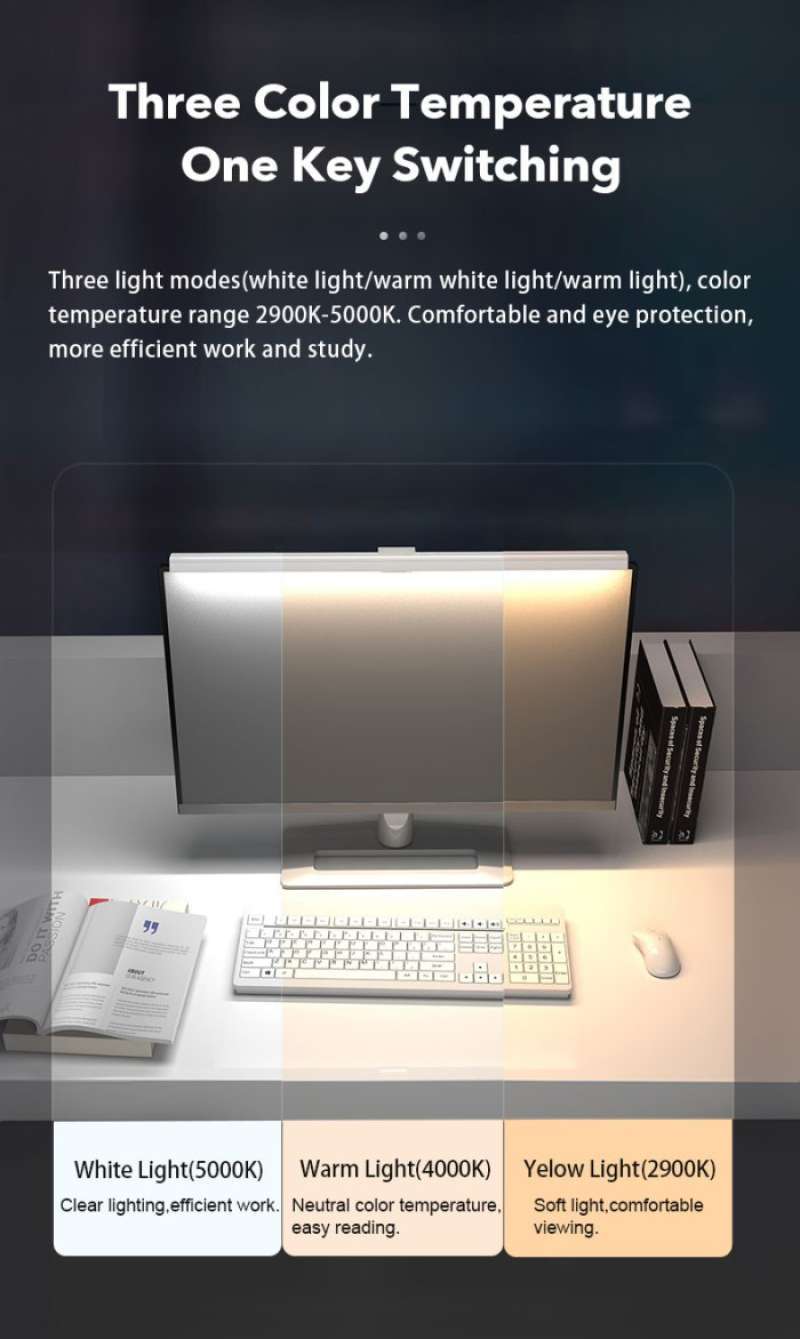 Promo Screen Bar Monitor Light LED Lampu Meja Kerja Gaming Setup Desk ...