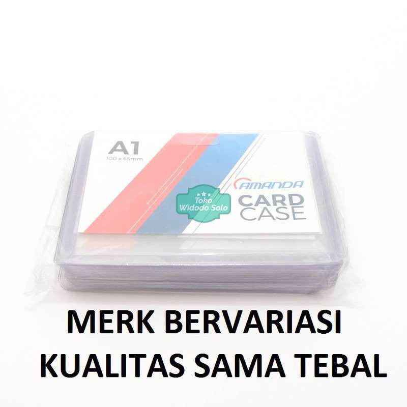 Promo Plastik ID Card Case A1 Name Card Name Tag Landscape - 1 Pack Isi 20 Buah Diskon 2% di ...