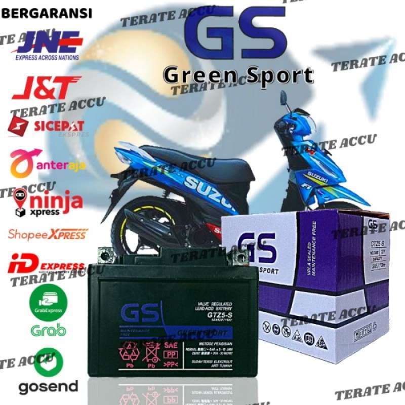 Promo Aki Motor GS Y GTZ 5S MF Accu Kering Murah Diskon 23% di Seller ...