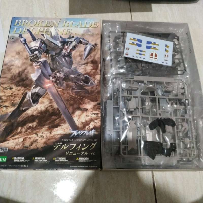 Promo delphine broken blade renewal ver 1/60 model kit kotobukiya ...