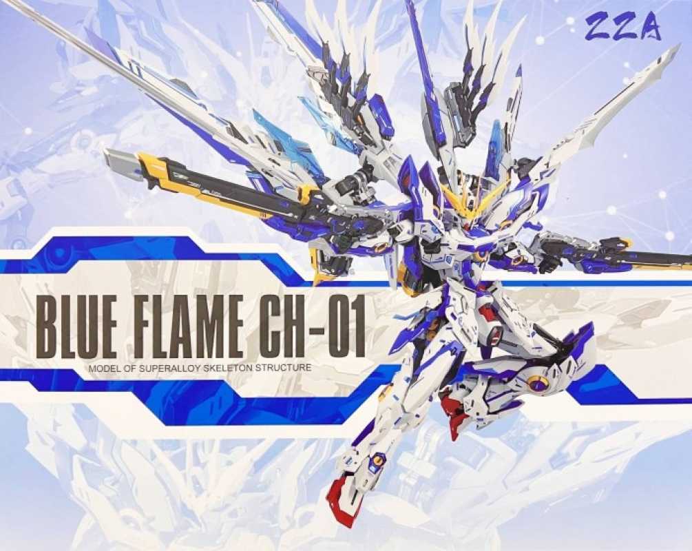 Promo Zza Model 1/100 Blue Flame With Metal Frame Diskon 23% Di Seller ...