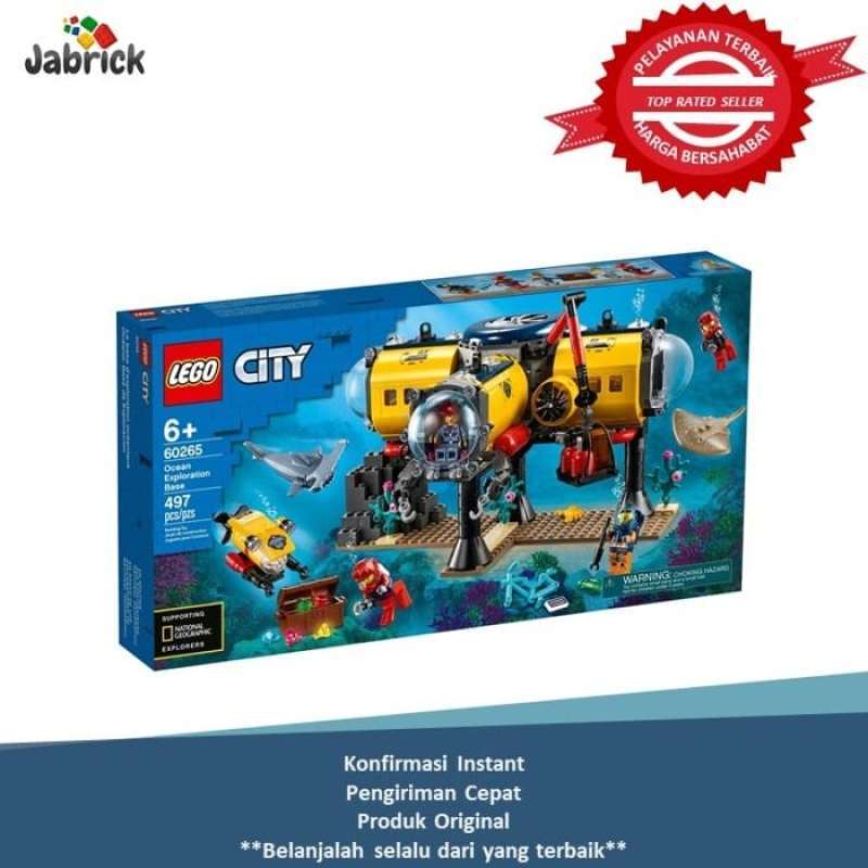 Promo LEGO 60265 CITY Ocean Exploration Base Diskon 23% di Seller ...