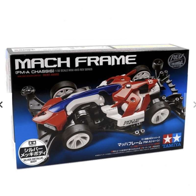 Promo Tamiya Mini 4wd Mach Frame Silver Metallic (fm-a Chassis) - 95164 ...