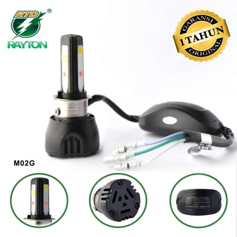 Promo RTD RAYTON LED OTOMOTIF M02G WHITE AC&DC9-18V ORIGINAL Diskon 23% ...