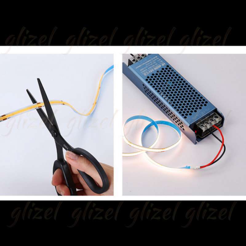 Promo Lampu Strip Led Cob 24v 10 Meter Selang Pita Hias 110v Flexible