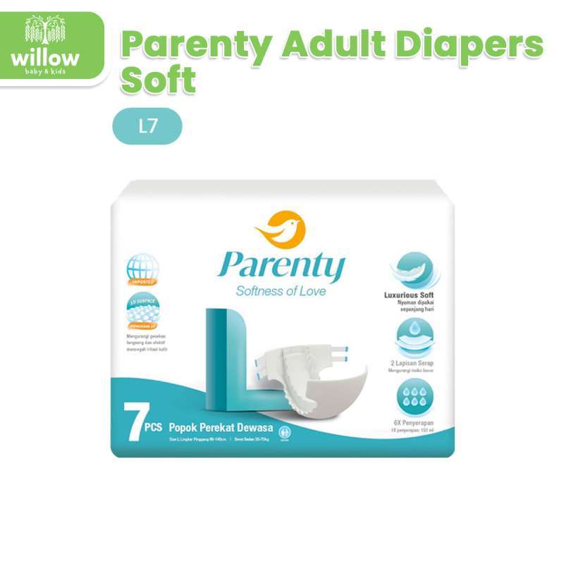Jual Diaper Dewasa - Parenty Adult Diapers Soft - L7 Di Seller Willow ...