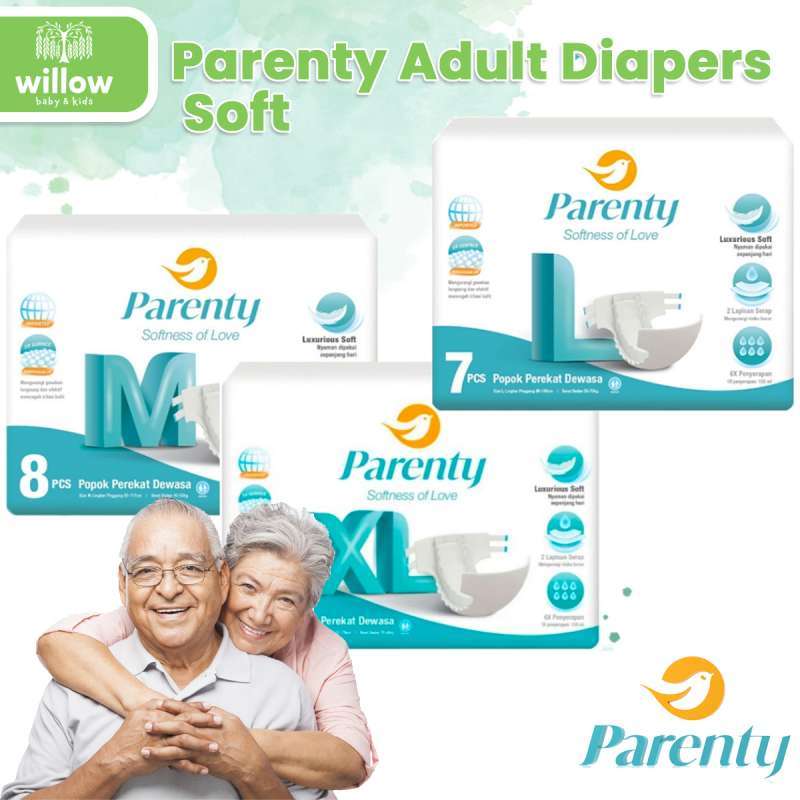 Jual Diaper Dewasa - Parenty Adult Diapers Soft - L7 Di Seller Willow ...