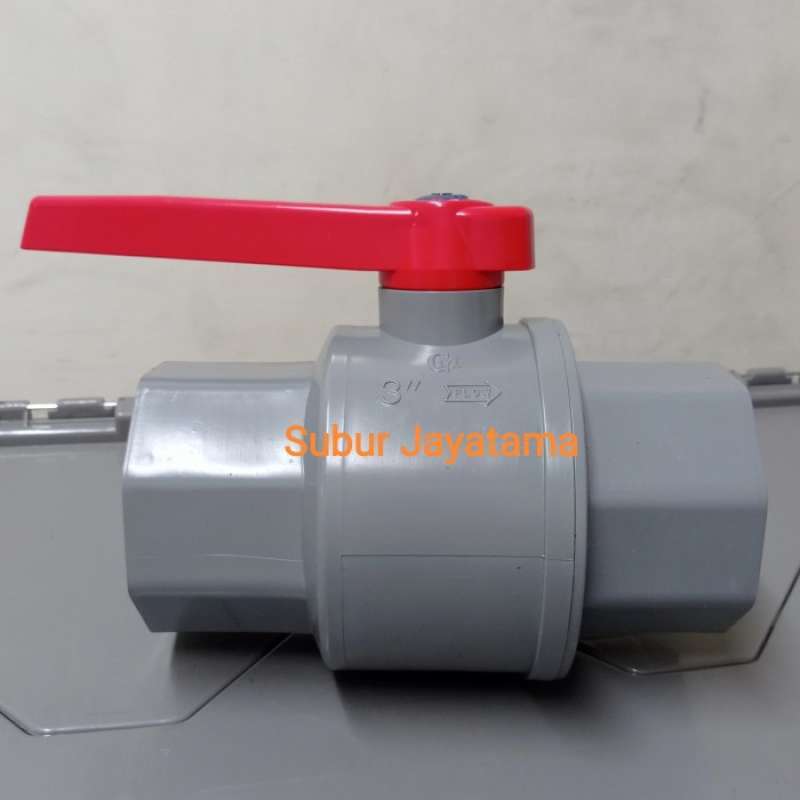 Promo Ball Valve / Stop Kran / Keran Air PVC Drat 3 inchi Diskon 23% di ...