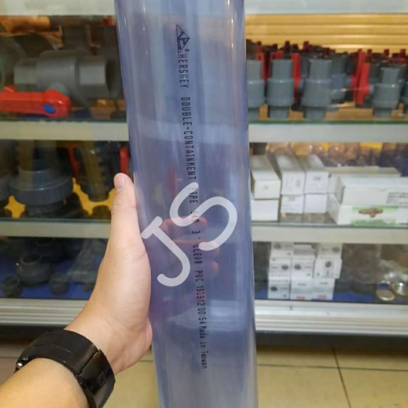 Promo Pipa PVC Bening Transparan 3 inch Pipe PVC Clear 50cm Diskon 23% ...