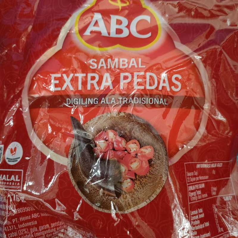 Jual Sambal Abc Extra Pedas Sachet (22 Sachets) Di Seller Nanashop ...