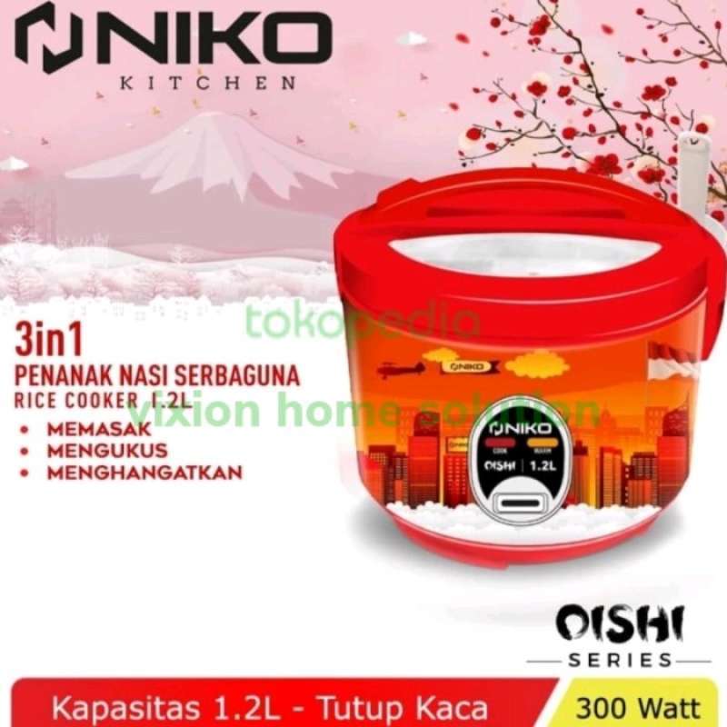 Promo Oishi Glass Rice Cooker 3 In 1 1.2 Liter - Ol12 Diskon 23% Di ...