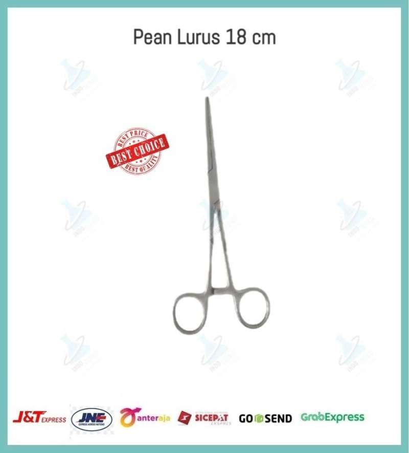 Jual Pean Lurus / Klem Pean Lurus 18 Cm Stainless Steel Di Seller Indo ...