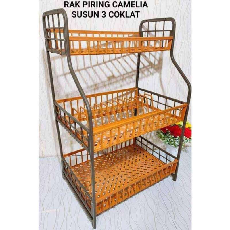 Jual Rak Piring Plastik 3 Susun/rak Piring Mini - Tanpa Bubble Di ...