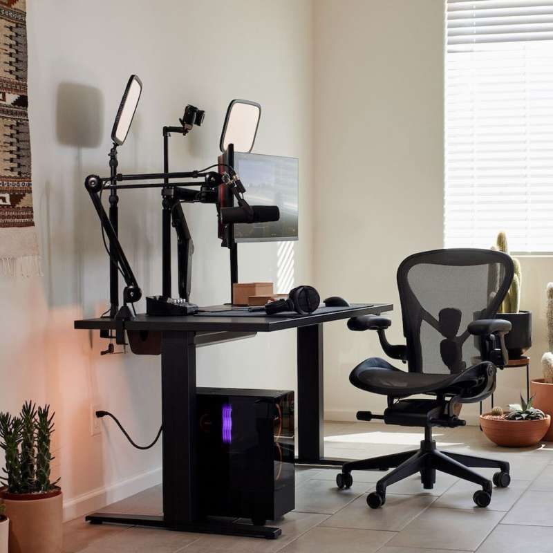 Promo Herman Miller Remastered Aeron Chair Graphite - Ergonomic Office ...