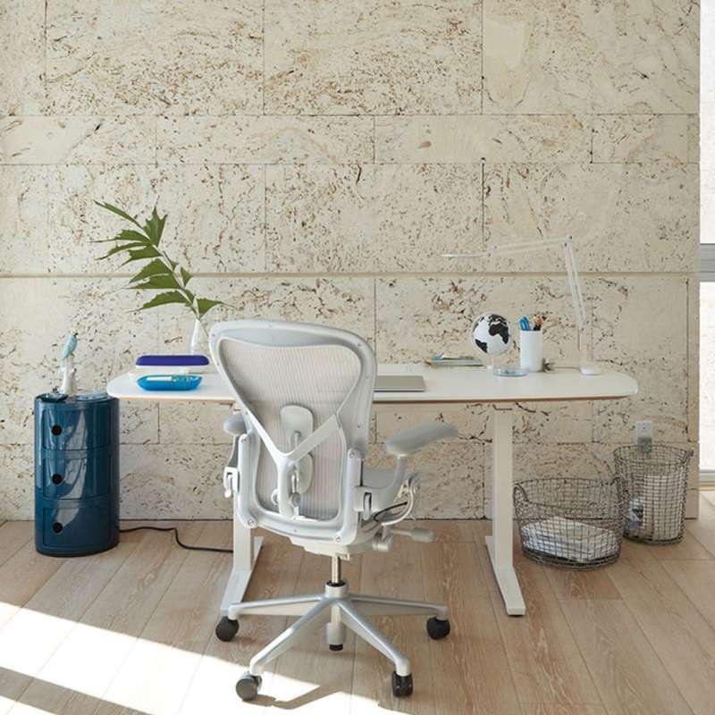 Promo Herman Miller Remastered Aeron Chair Graphite - Ergonomic Office ...