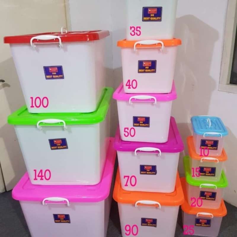 Promo Box Container / Kotak Kontainer Plastik Serbaguna 100L GOJEK ONLY ...