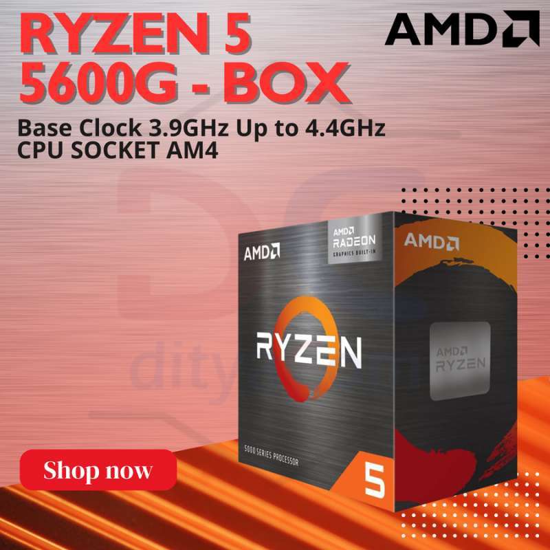 Jual AMD RYZEN 5 5600G PROCESSOR AM4 di Seller Dityacom - Rawa Terate ...