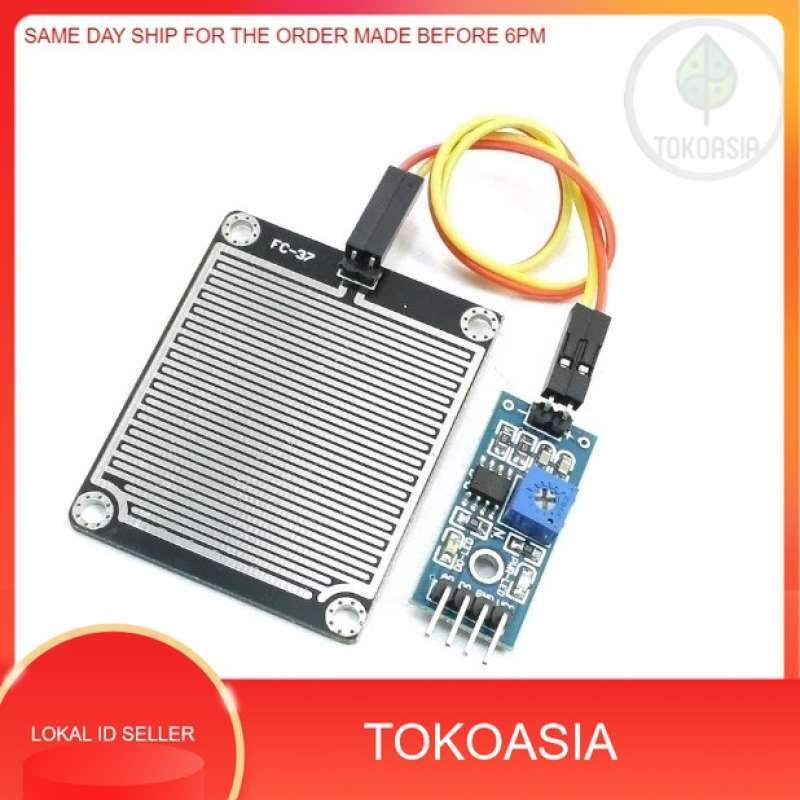 Jual 3v-5v Rain Sensor Module Rainwater Rain Sensor Module Lm393 ...