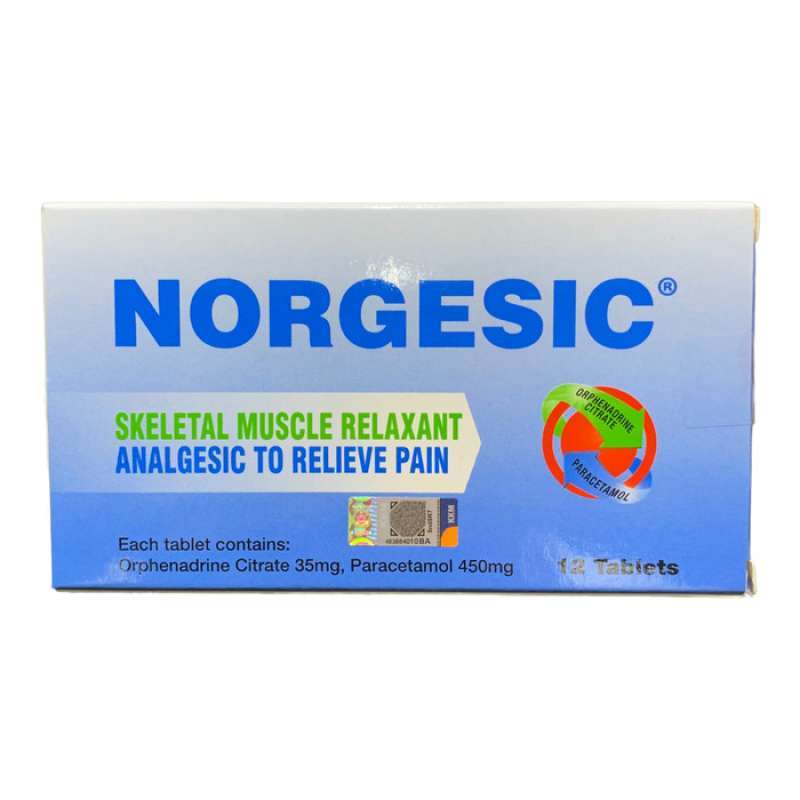 Jual Norgesic 1 Box Isi 12 Tablet B8vpm * 100% Ori & Ready * Di Seller ...